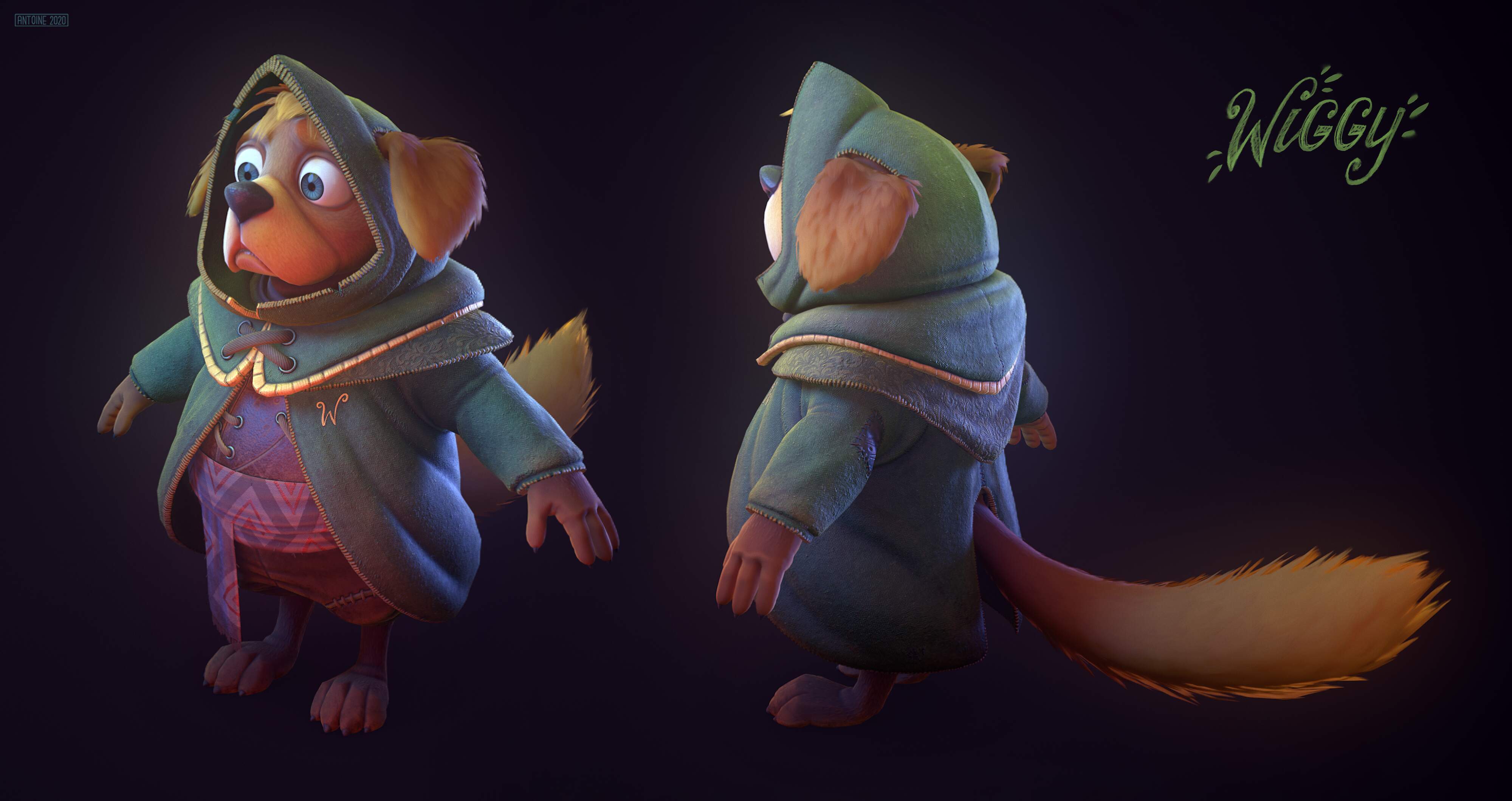 Wiggy the Dog - ZBrushCentral