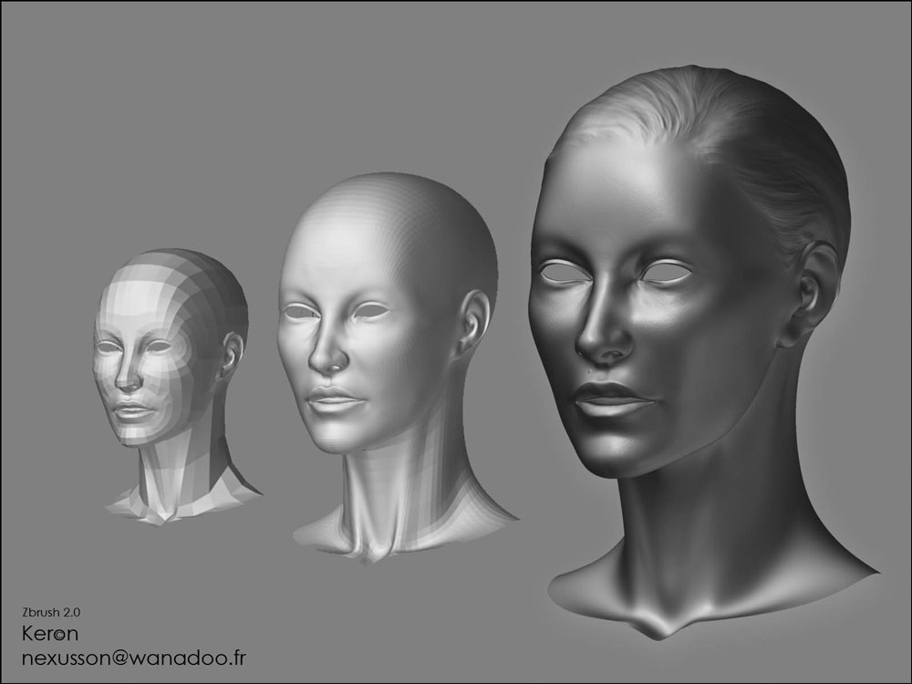 FEMALE HEAD STUDY wip - ZBrushCentral