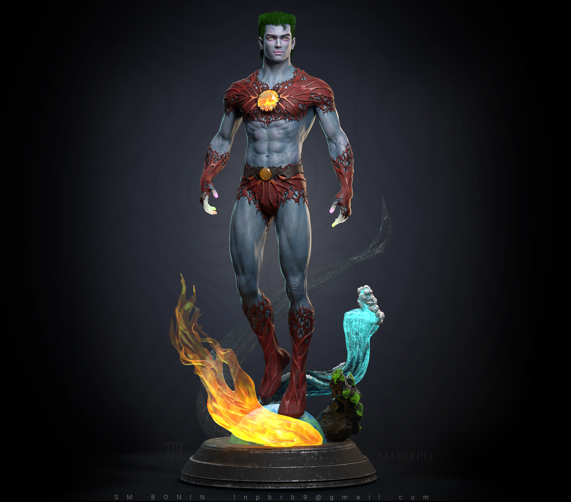 Captain Planet - ZBrushCentral