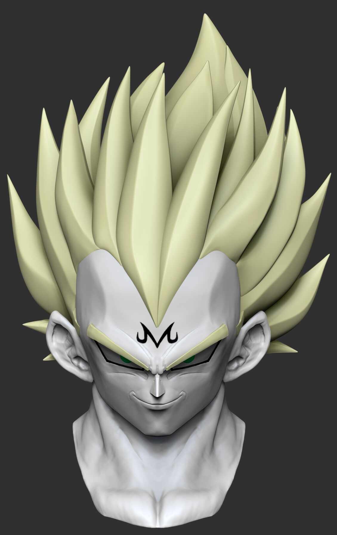 Majin Vegeta Face