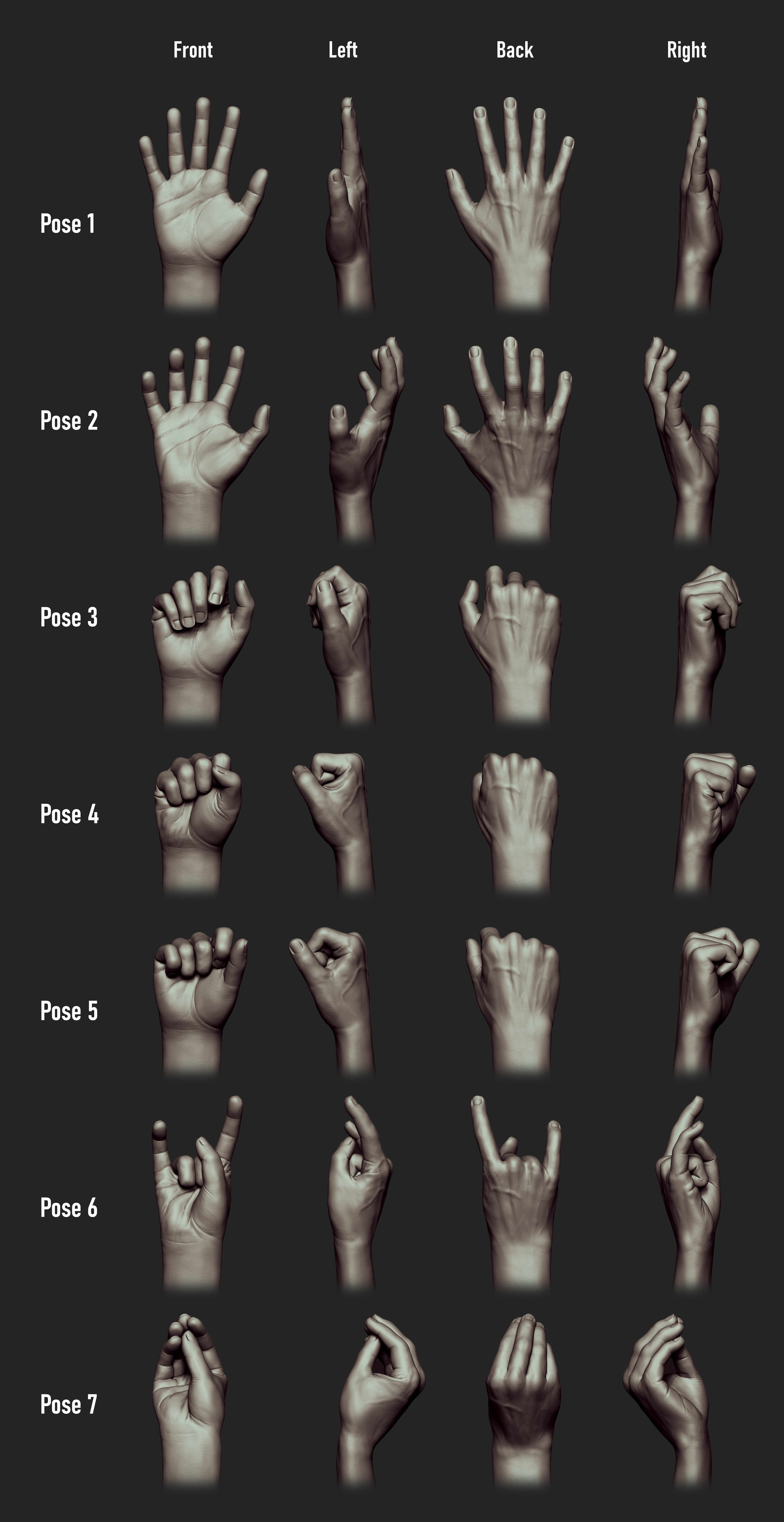 Figure Study - Hand - ZBrushCentral