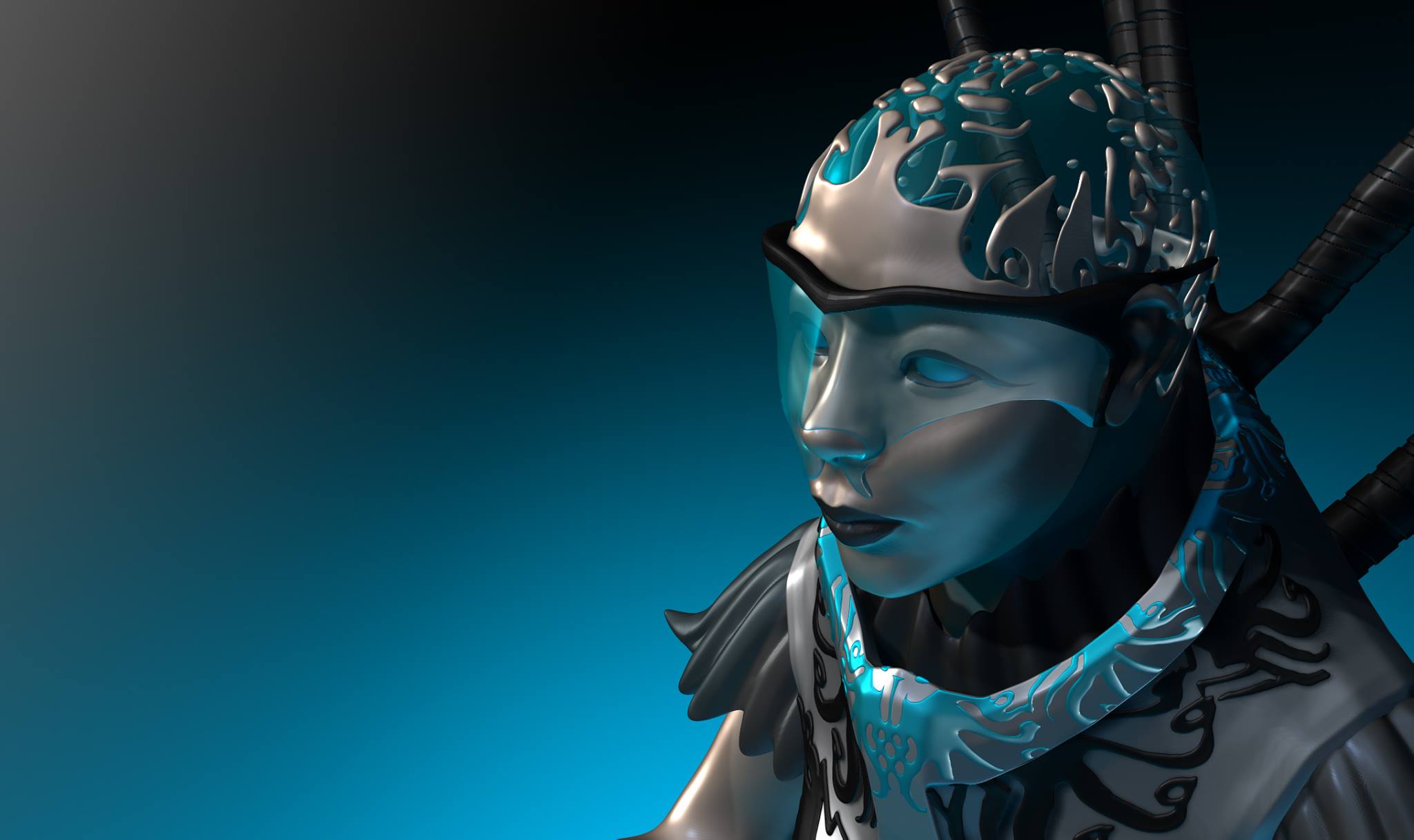 Cyborg Witch - ZBrushCentral