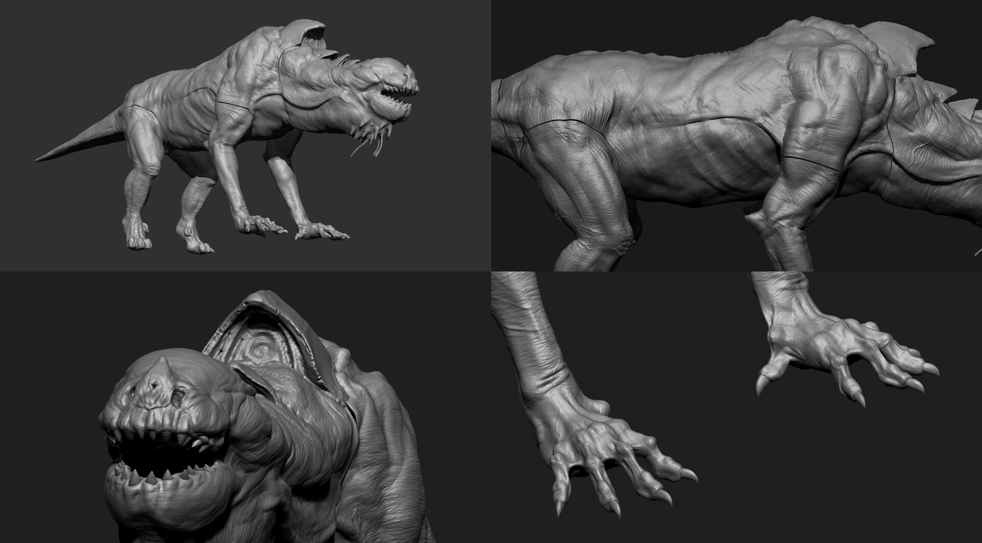 Crawler - 3D Creature Art - ZBrushCentral