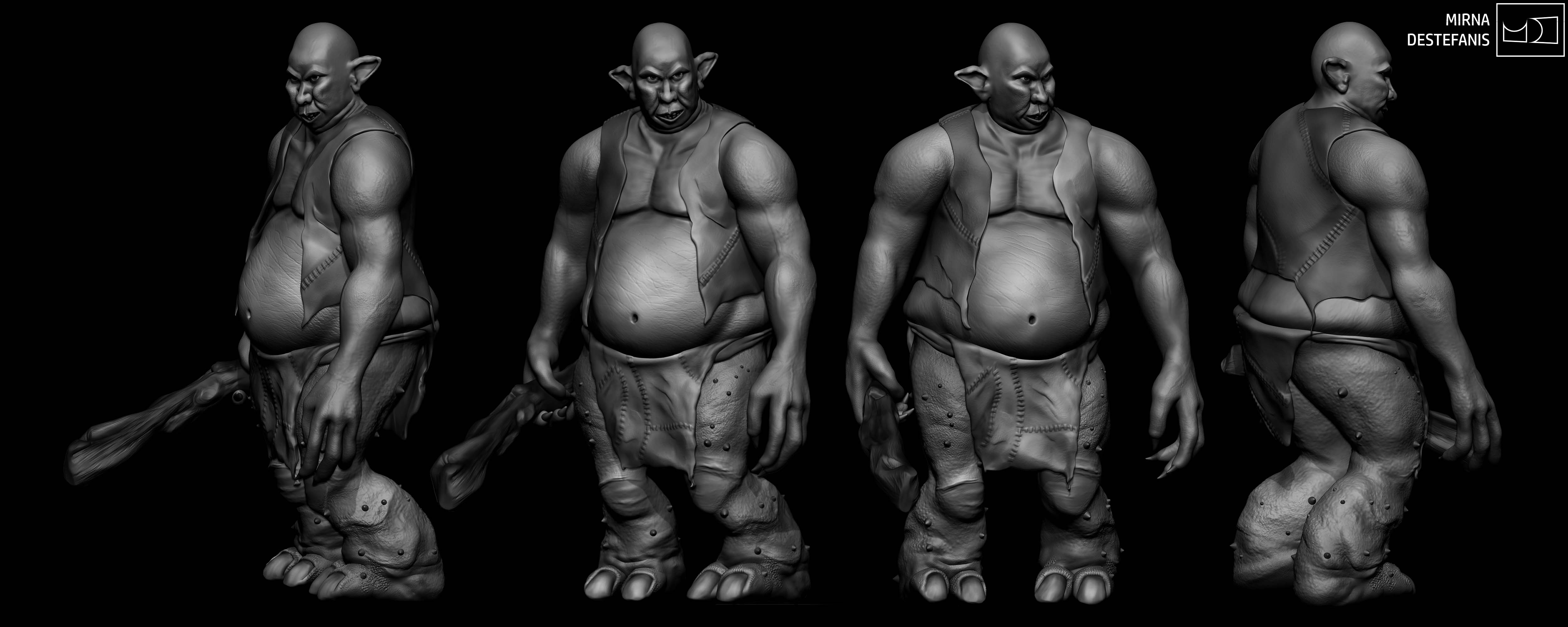 troll zbrush