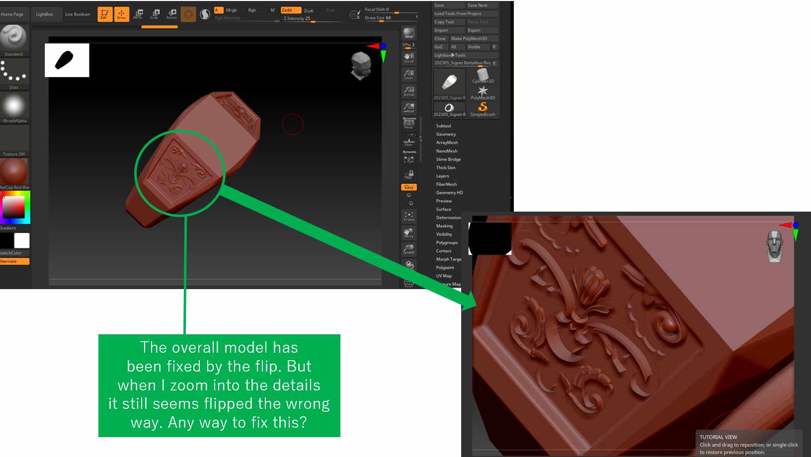How to turn of the tool's Ghost mode - ZBrushCentral
