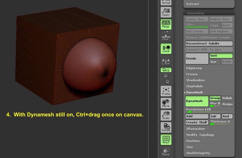 Dynamesh Subtaction Problems - ZBrushCentral