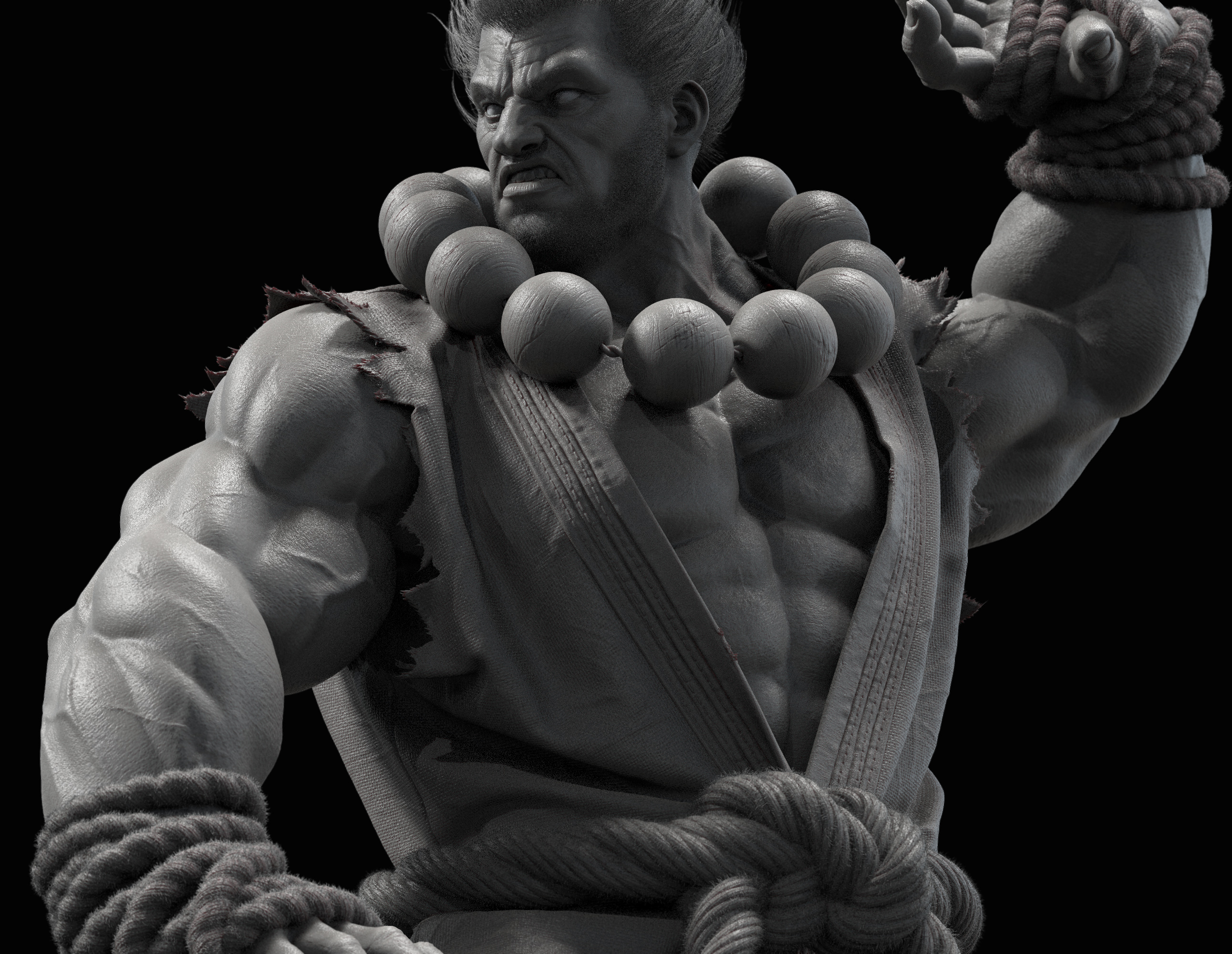 Akuma StreetFighters - ZBrushCentral