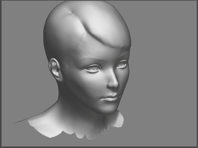 serial 4 : girl head , naked : ) - ZBrushCentral