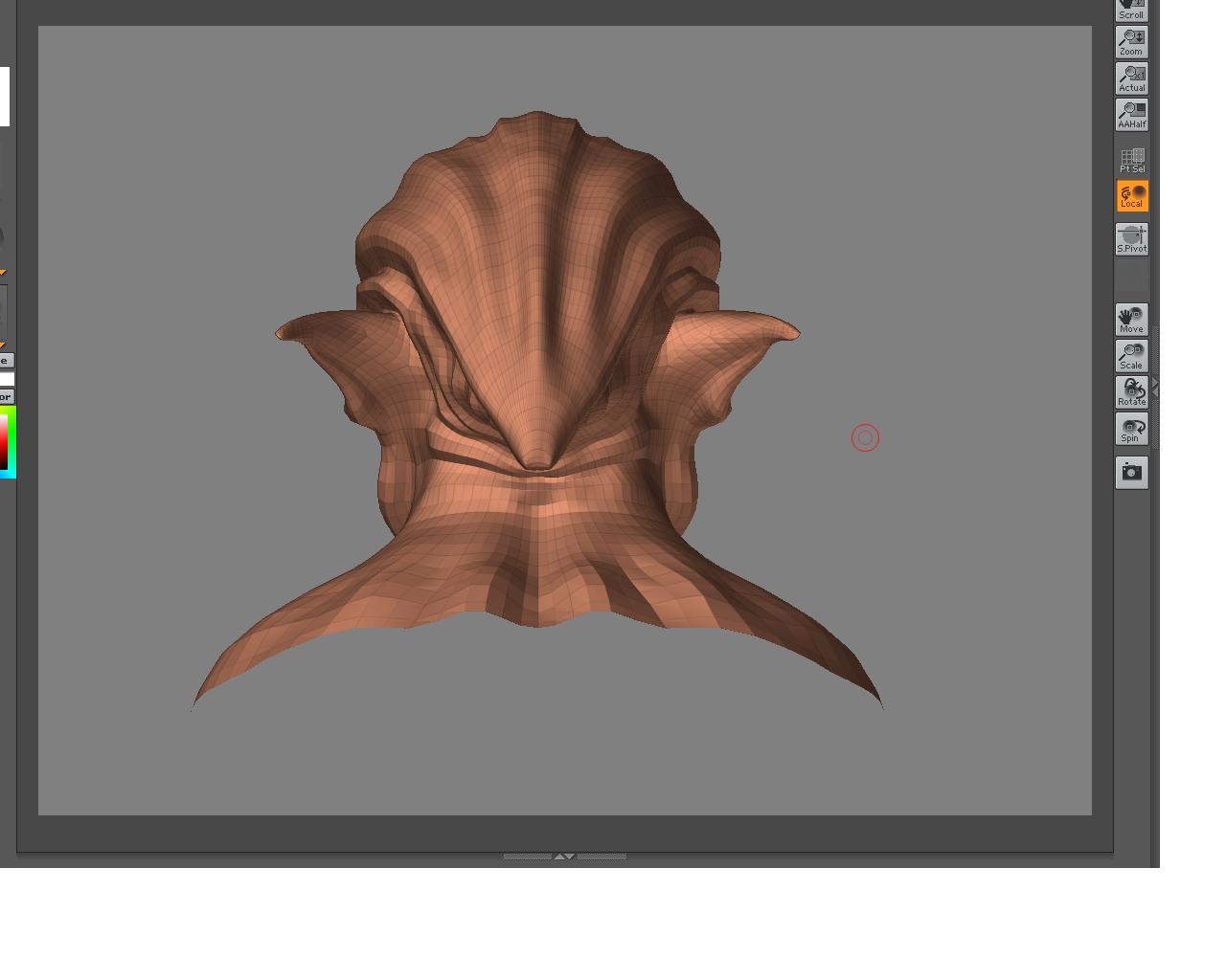First model in Zbrush WIP - ZBrushCentral