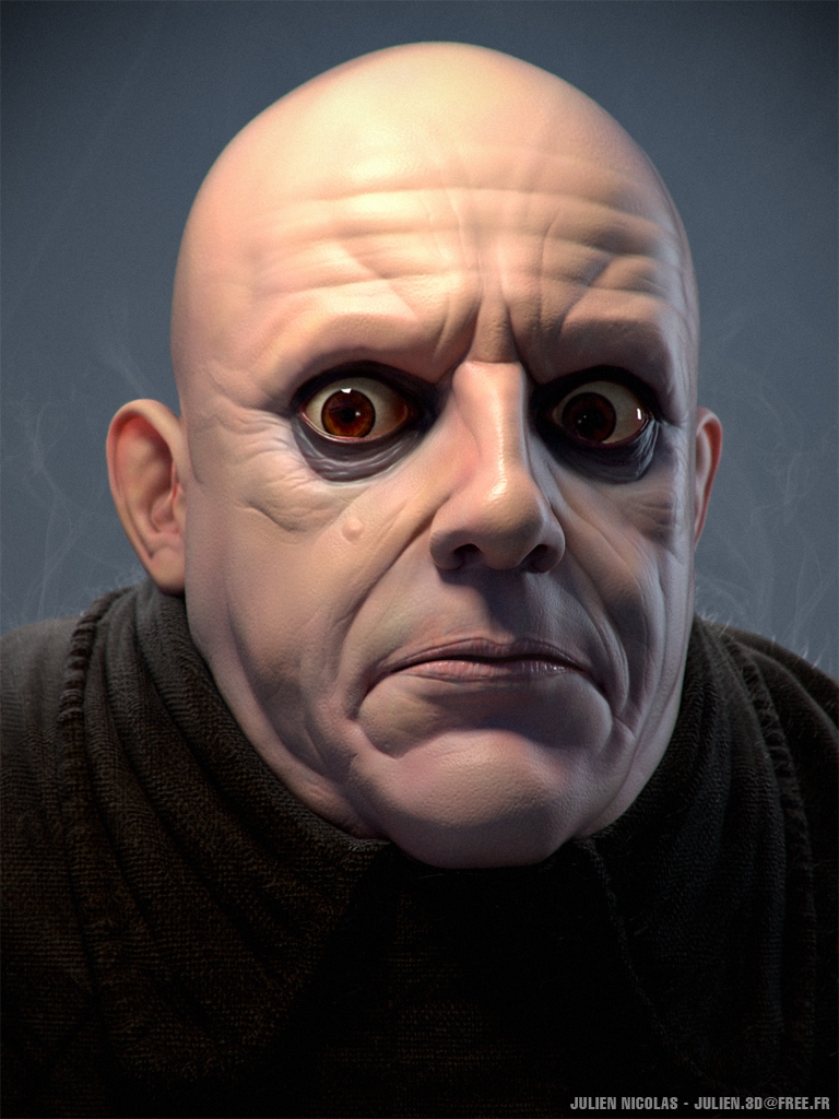 Fester Addams - ZBrushCentral