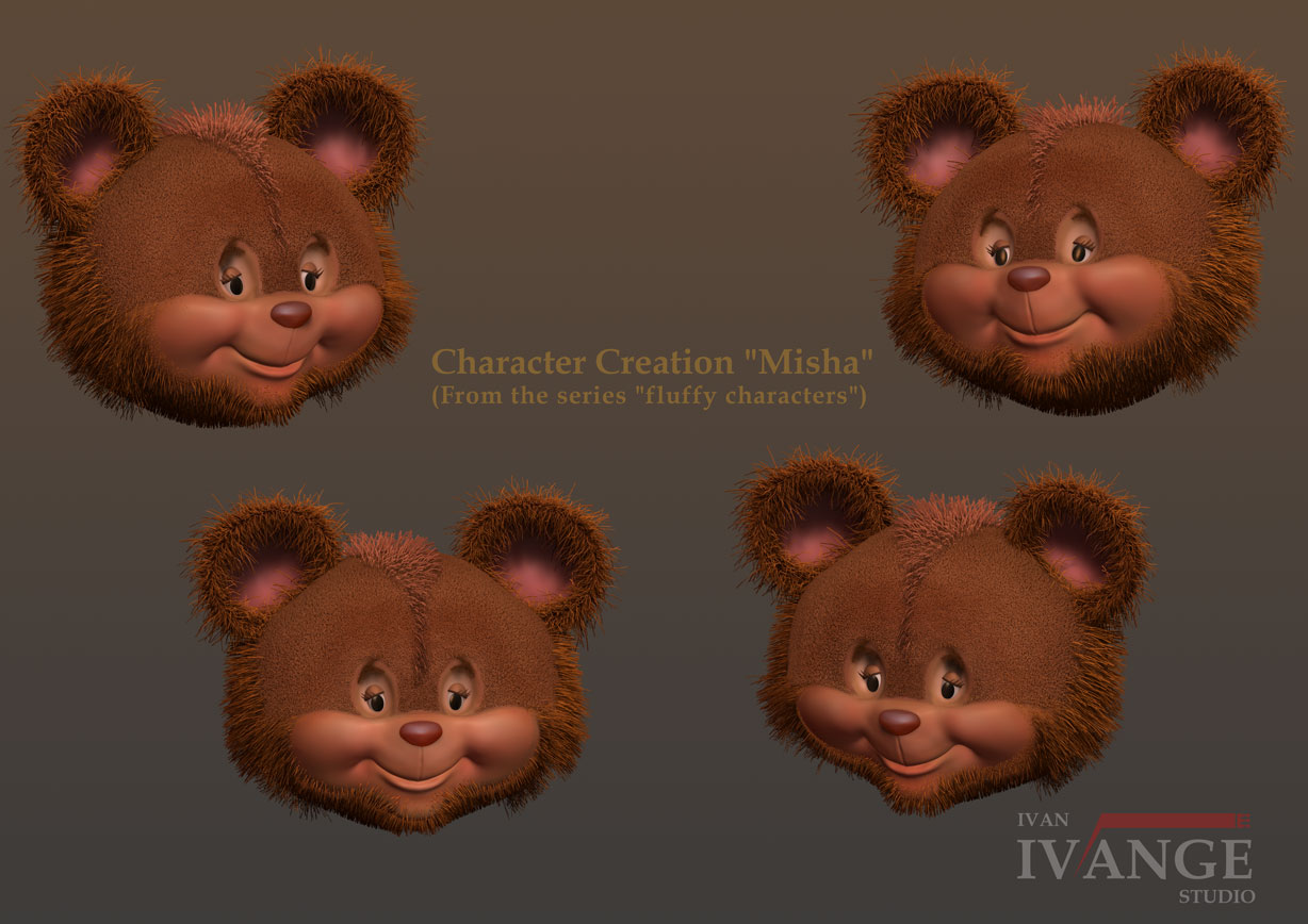 character modeling for the fairy tale "Mishutka" - ZBrushCentral