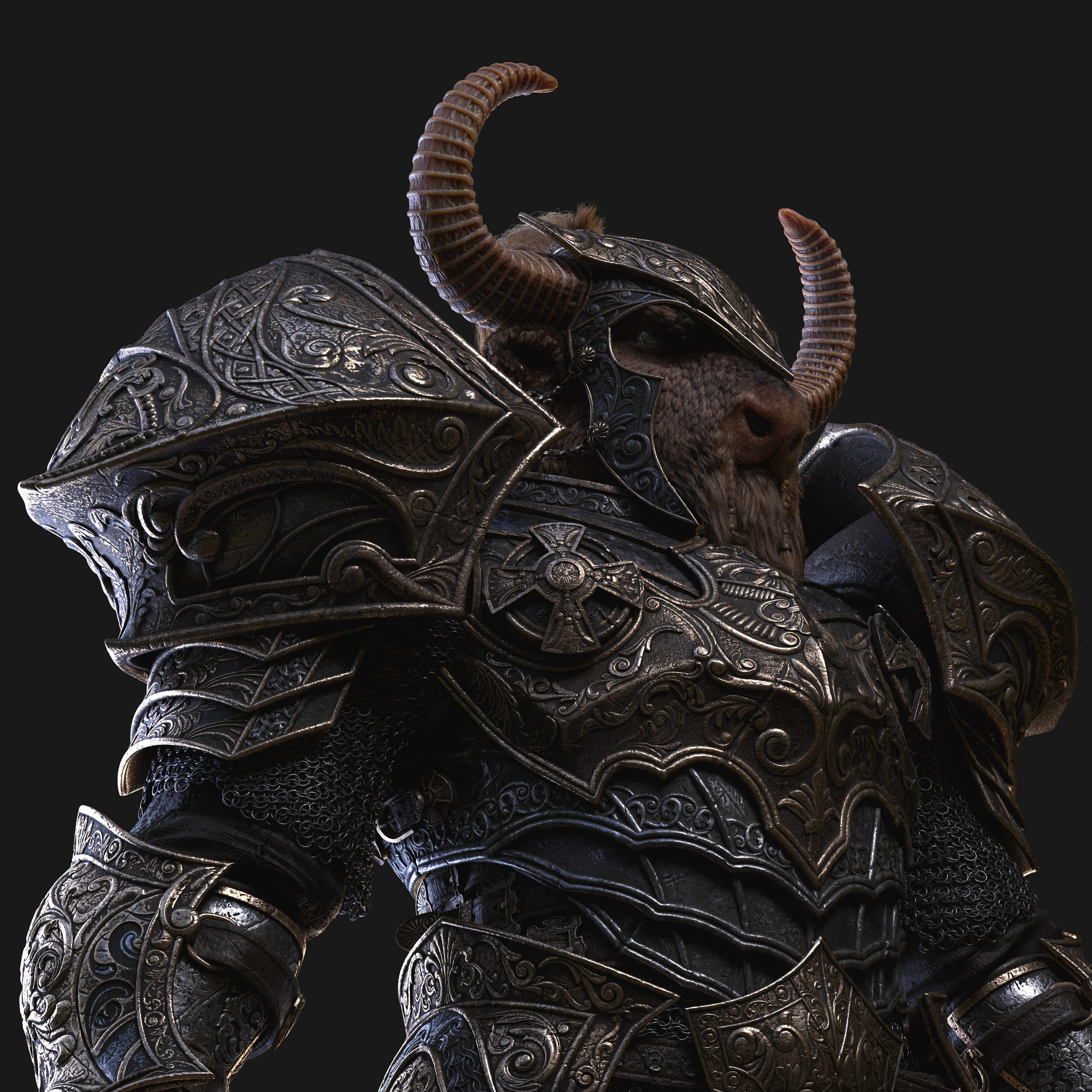 Minotauros Cleric - ZBrushCentral