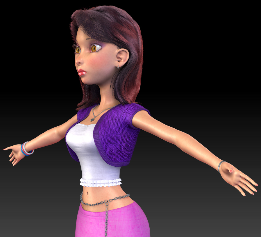 modeling girl - (WIP) - ZBrushCentral