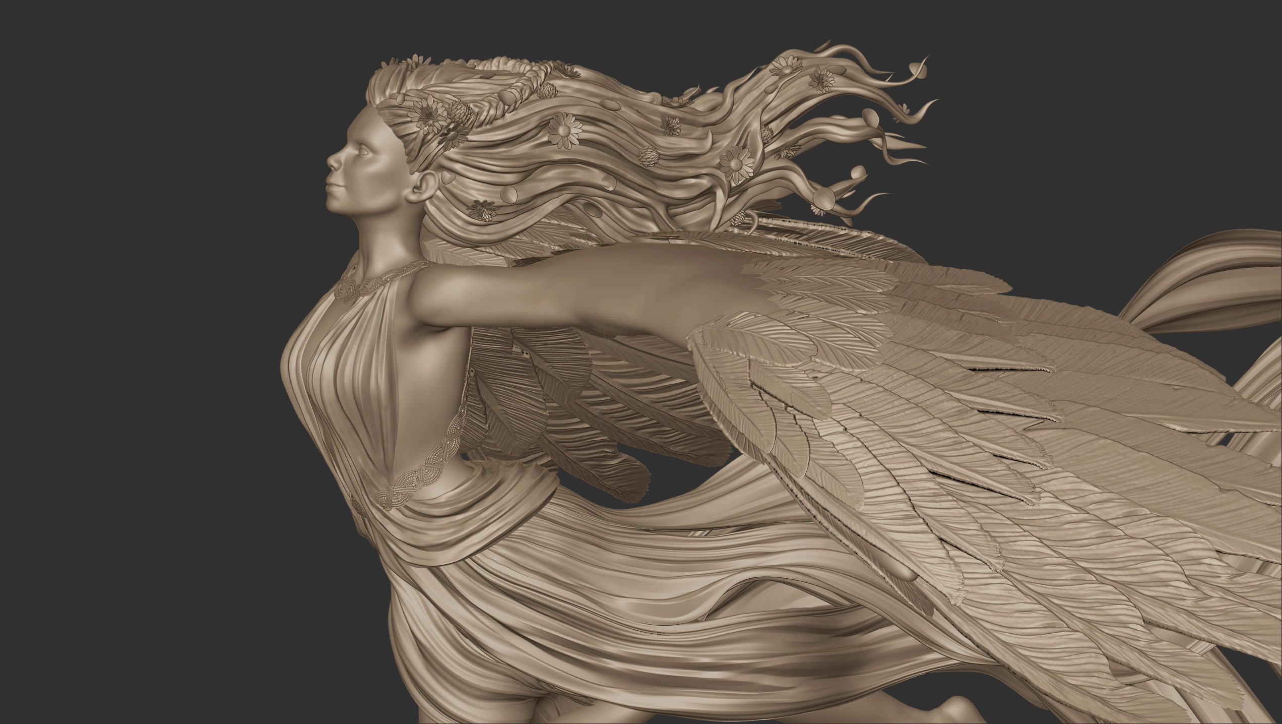 Anazale/WIP Swan Princess - ZBrushCentral