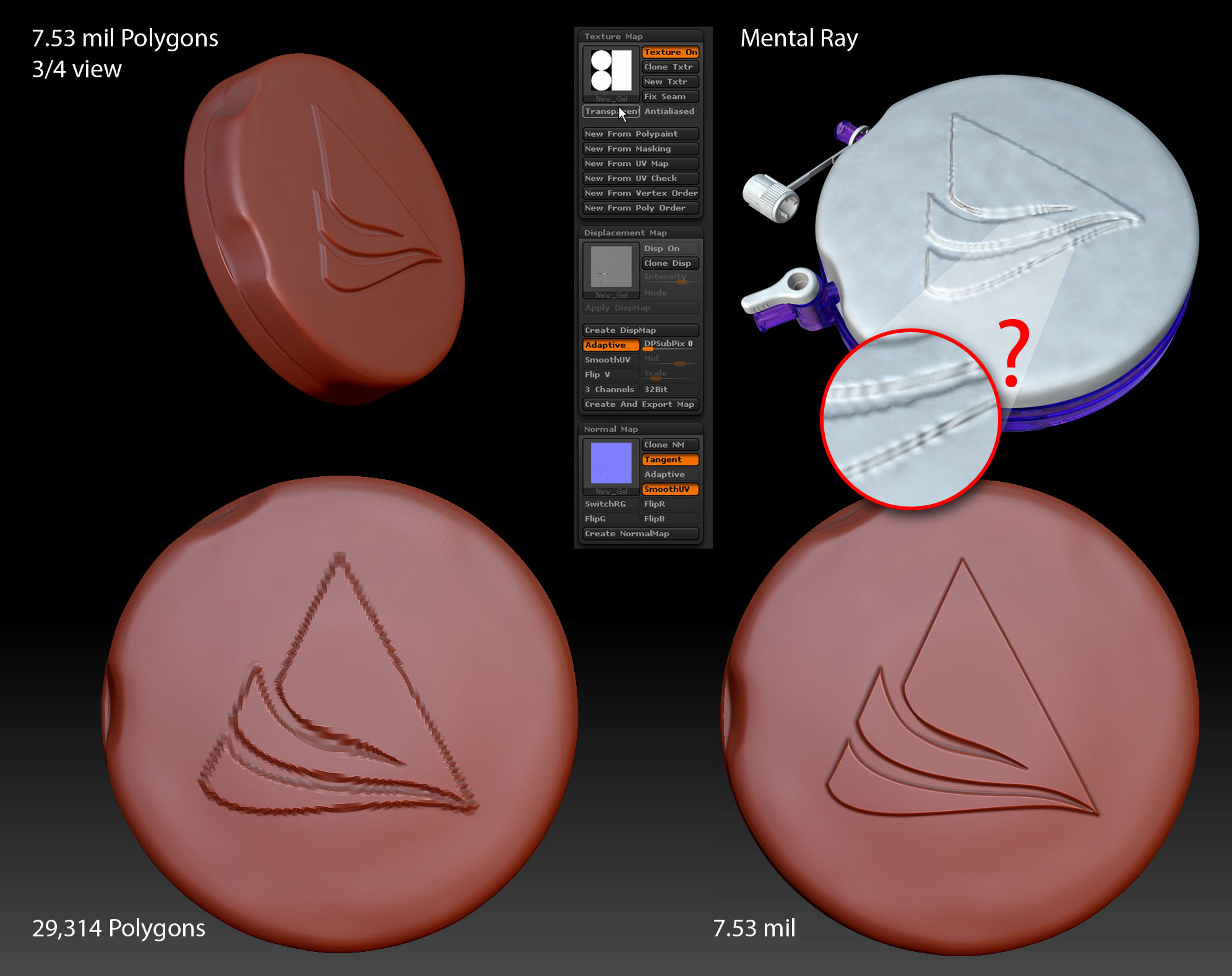 WIP - Troubles with displa and normal mapping - ZBrushCentral