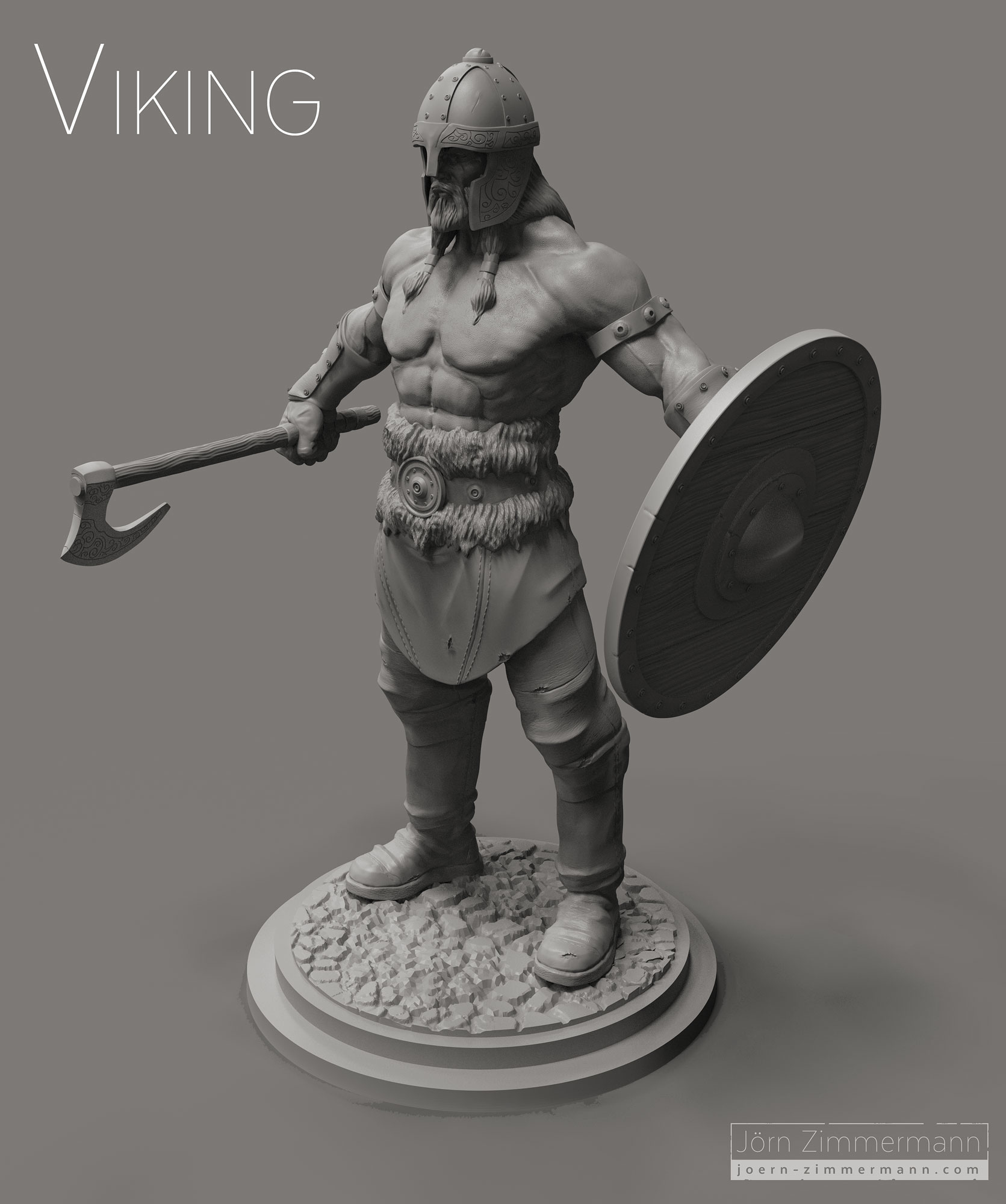 Viking Miniature - ZBrushCentral
