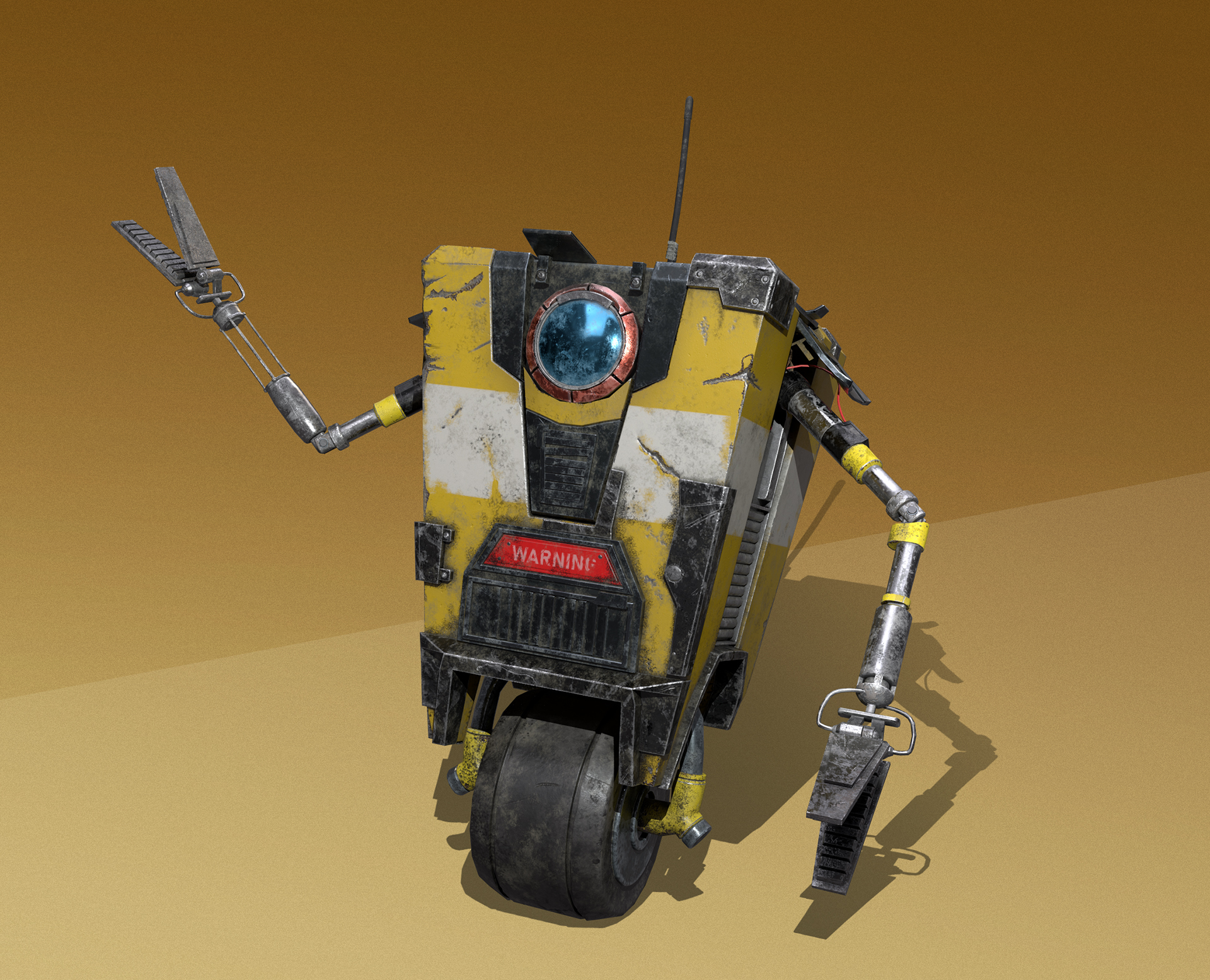Borderlands 2 Claptrap Drawing