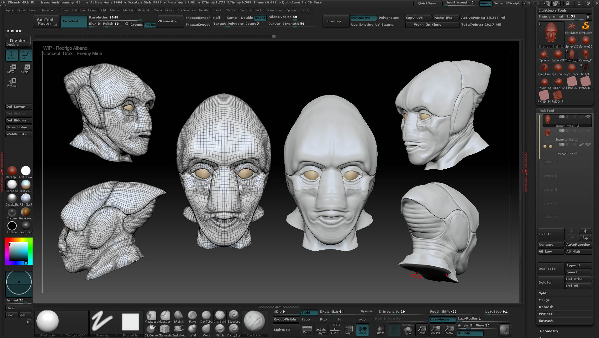 Redesign of Drak - Enemy Mine - Movie 1985 Director: Wolfgang Petersen ...