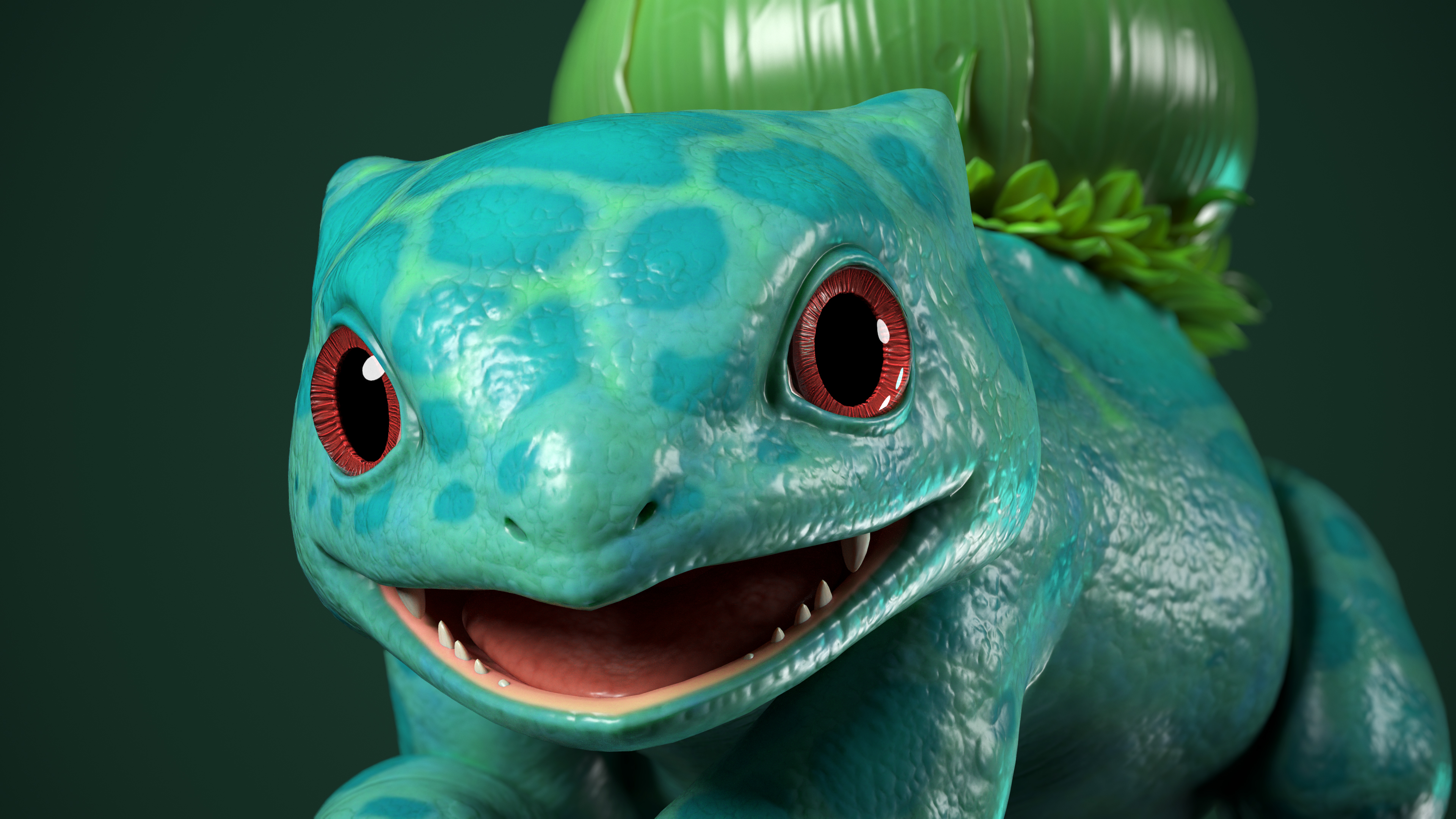 realistic bulbasaur