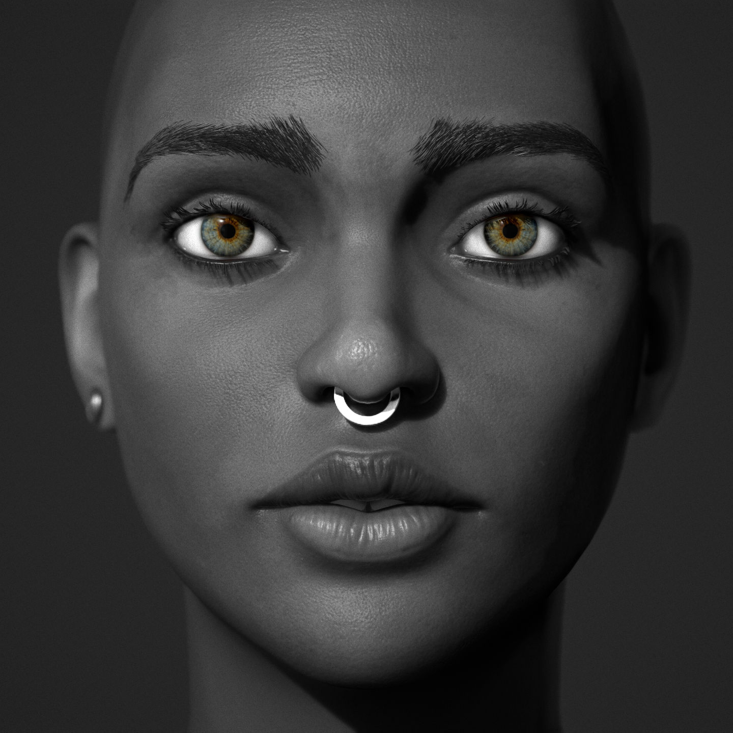 [WIP] Female Head Render - ZBrushCentral