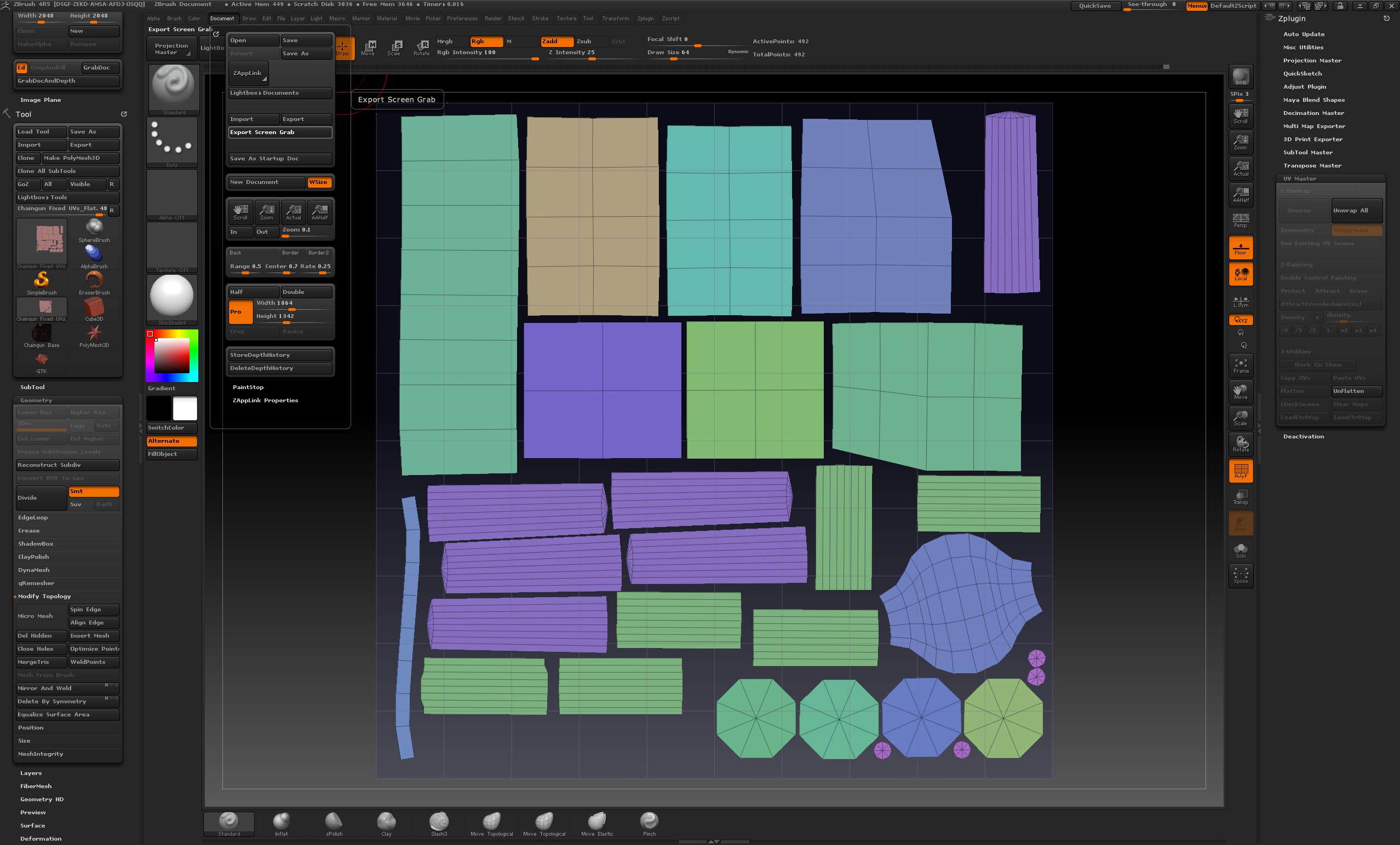 [Solved] UVMaster UVs Shrinking - ZBrushCentral