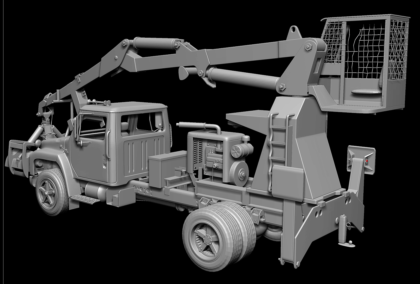Crazy Construction Vehicle WIP - ZBrushCentral