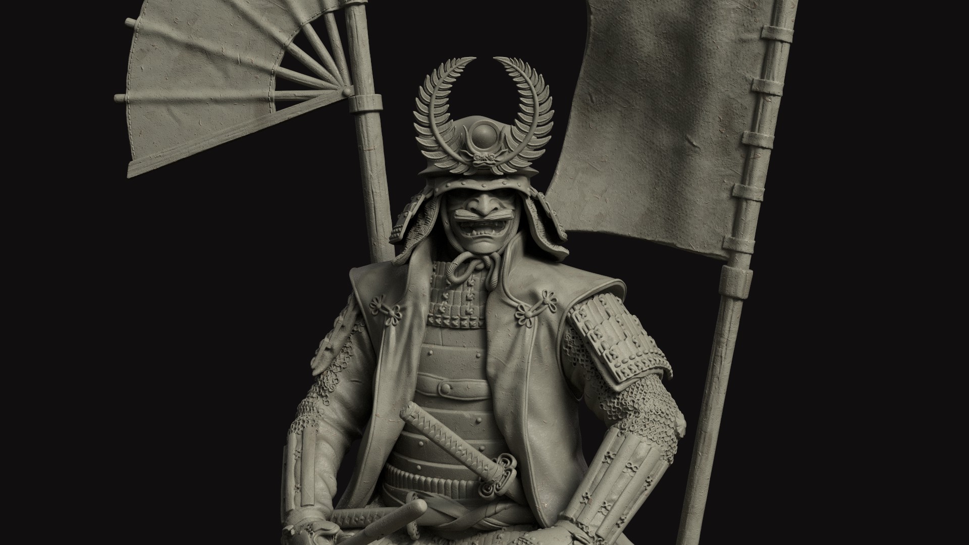 Ieyasu Tokugawa - Shogun - ZBrushCentral