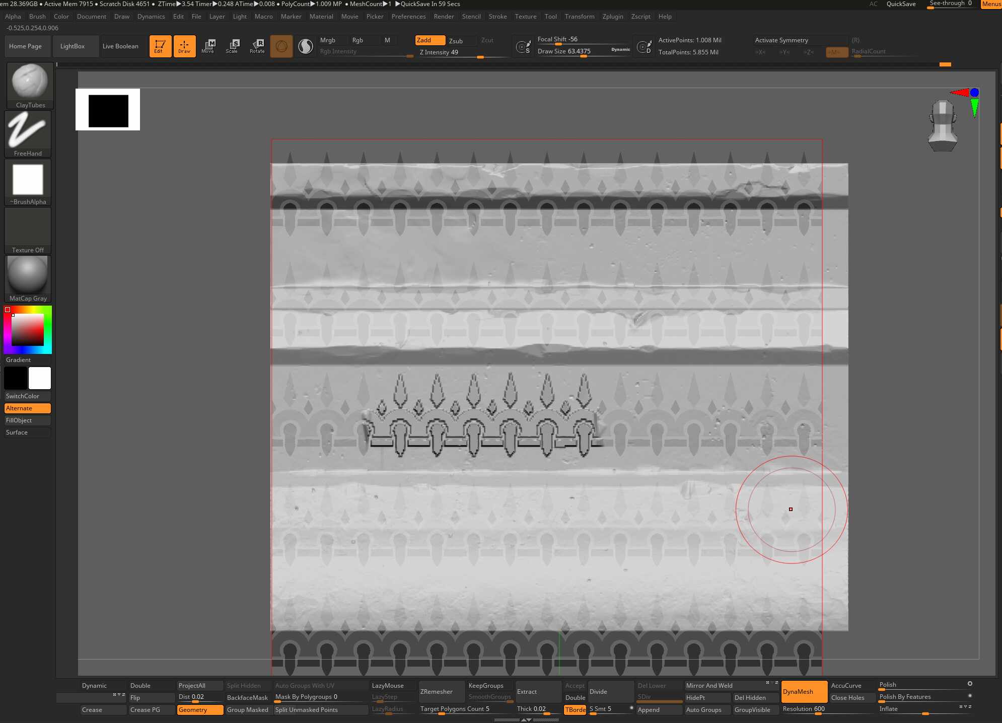 Stencils look low res / pixelated, even though alpha and sculpt are ...