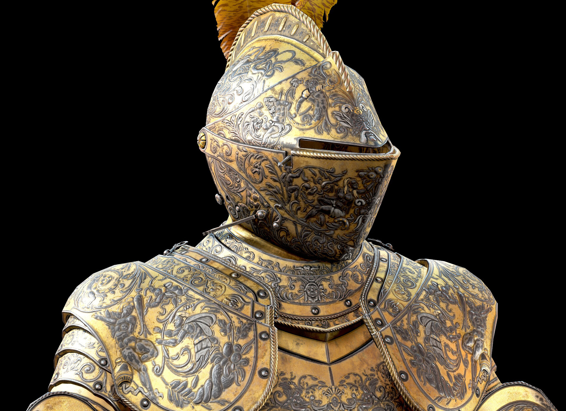 Armor of Henry II, King of France - Étienne Delaunef - ZBrushCentral