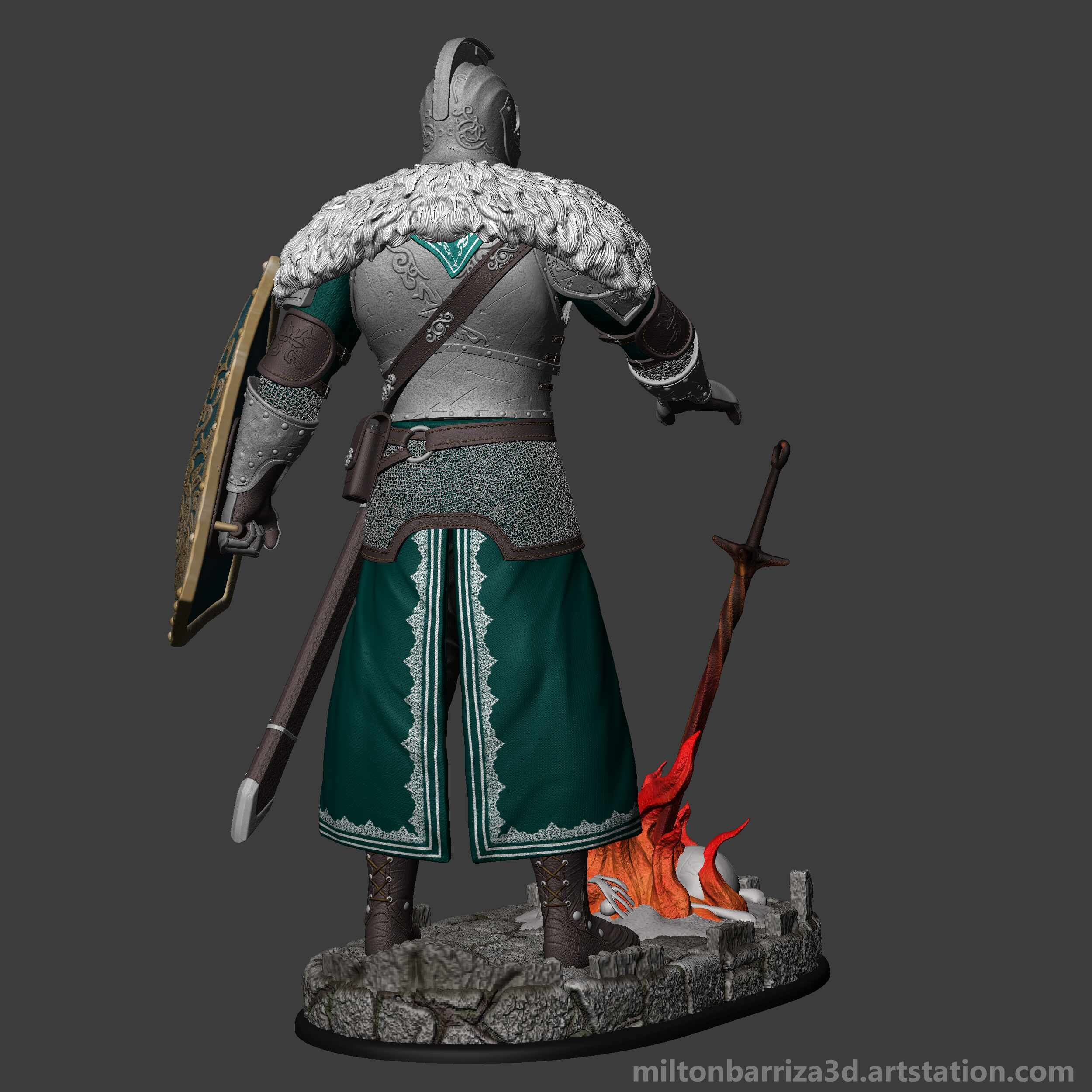 Faraam Knight - Dark Souls - ZBrushCentral